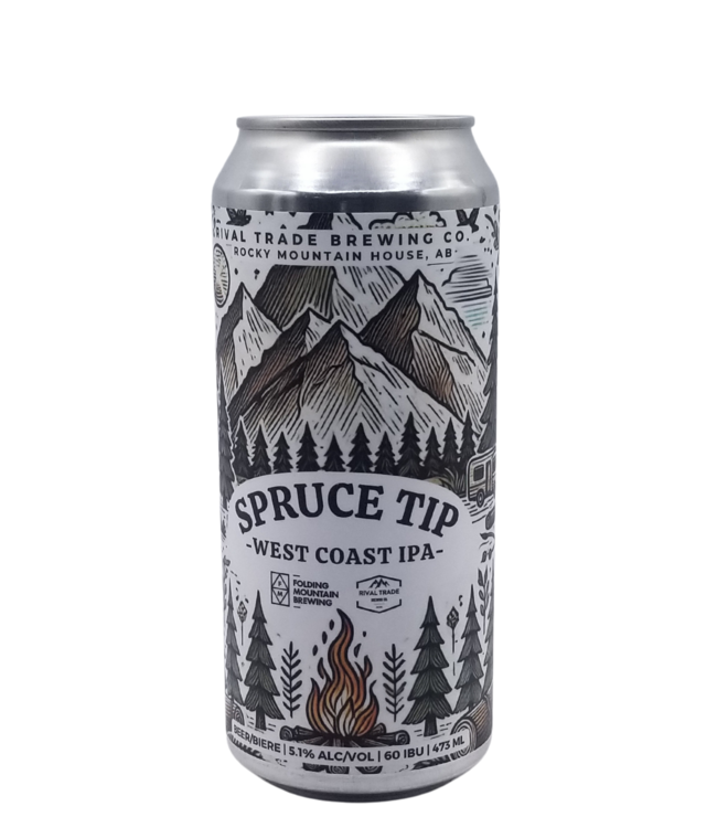 Rival Trade Brewing Spruce Tip West Coast IPA 473ml - The Alberta Beer ...