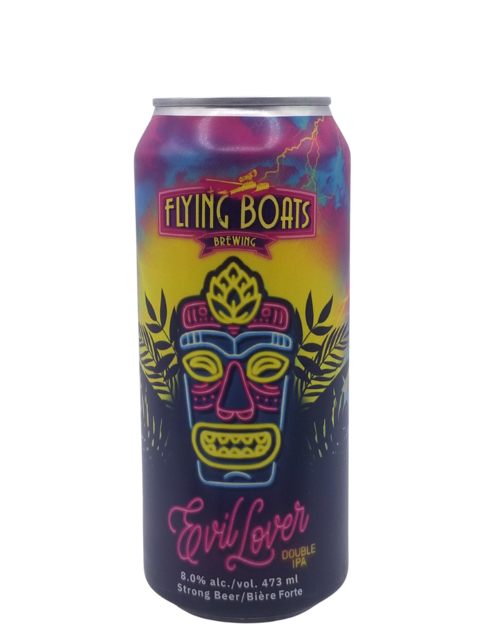 Flying Boats Brewing Evil Lover Double IPA 473ml - The Alberta Beer ...