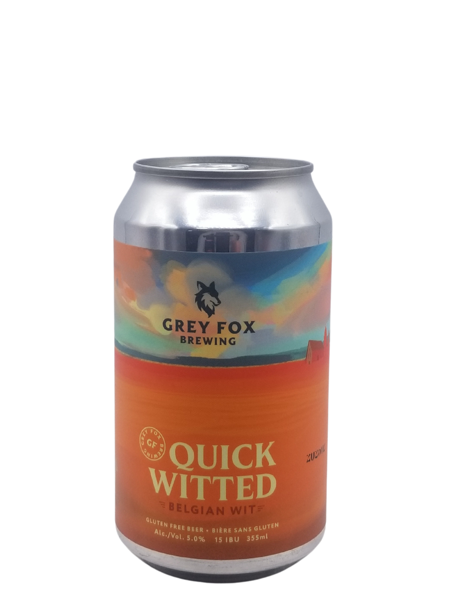 Grey Fox Brewing Quick Witted Gluten Free Belgian Wit 355ml - The ...