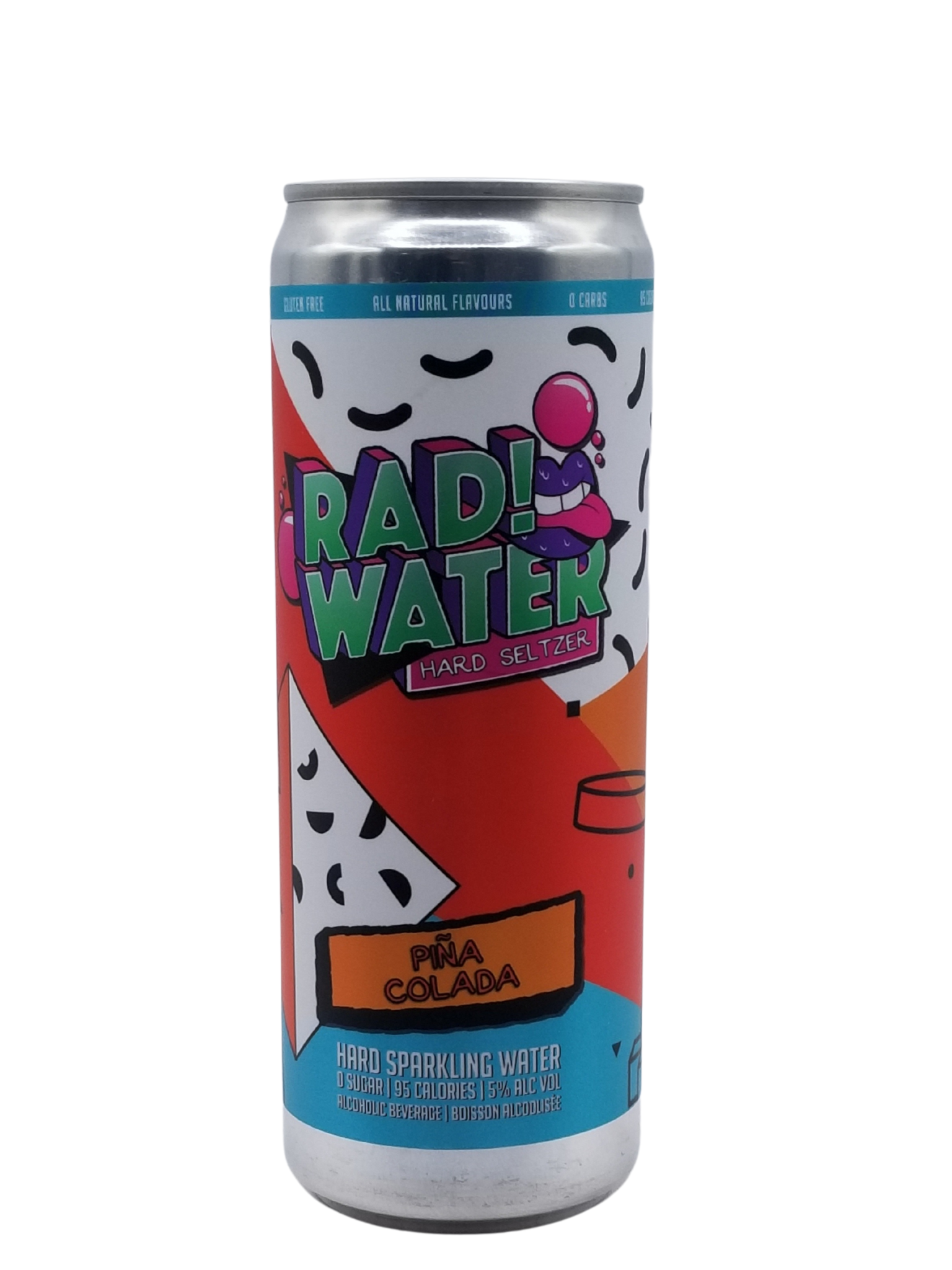 Town Square Brewing Rad! Water Hard Seltzer Pina Colada 355ml - The ...
