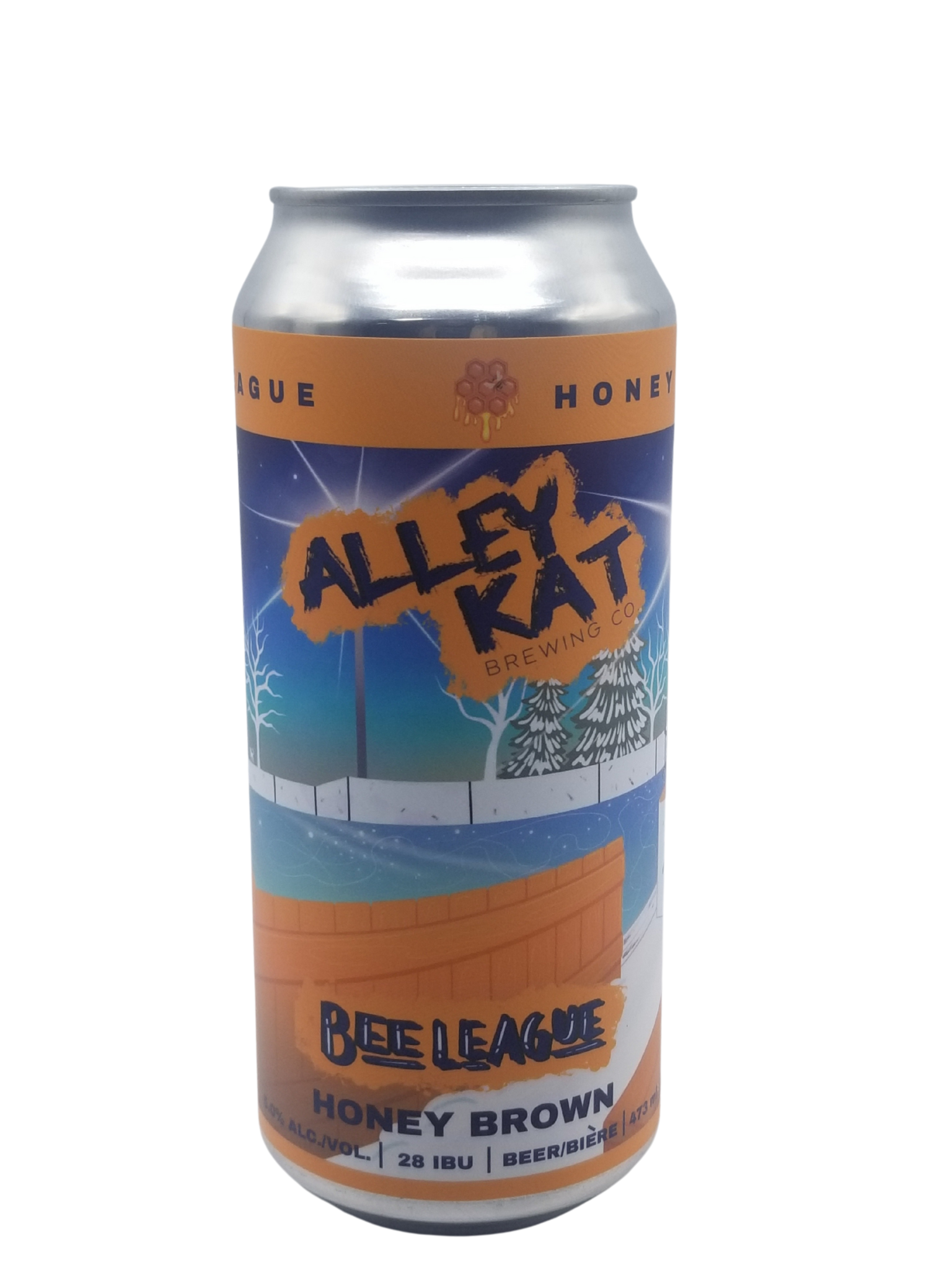 Alley Kat Brewing Bee League Honey Brown Ale 473ml - The Alberta Beer ...