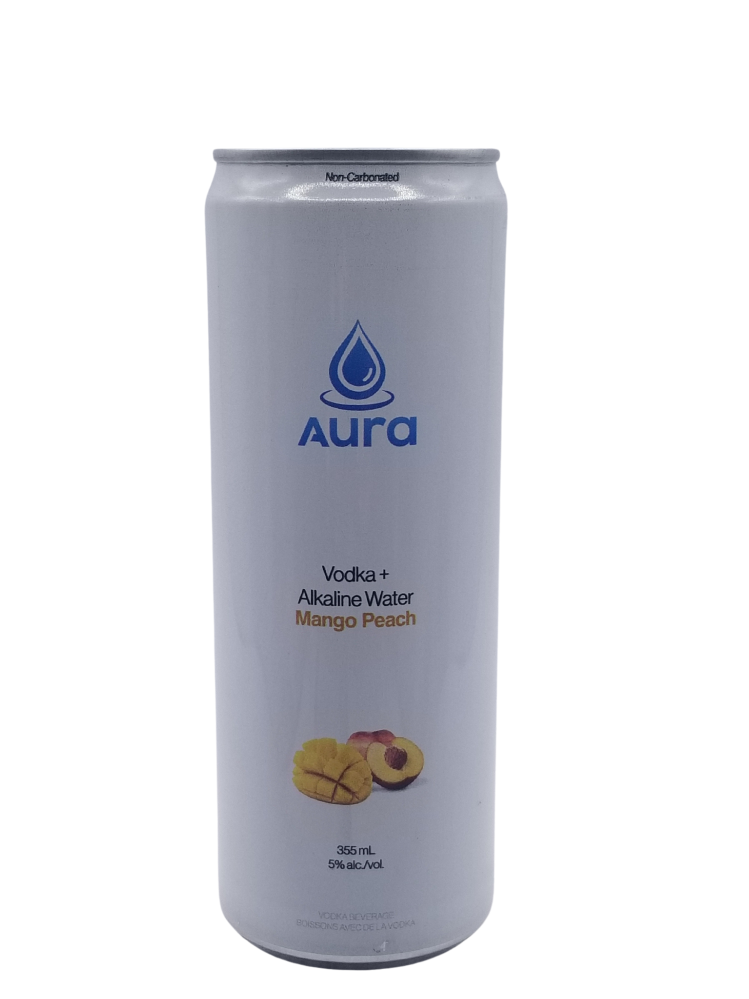 Aura Vodka Water Mango Peach Cocktail 355ml - The Alberta Beer Exchange