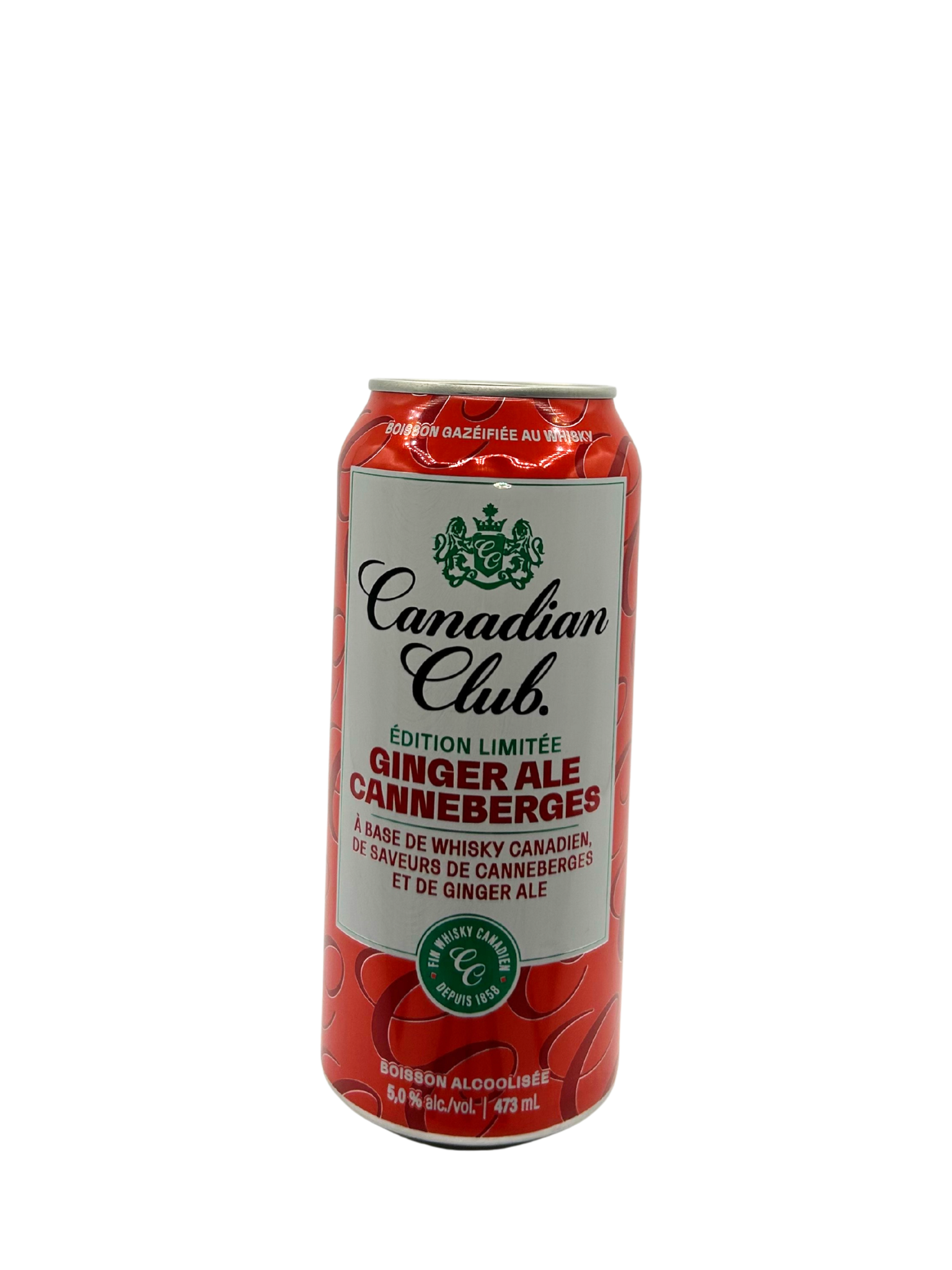 CANADIAN CLUB CRANBERRY GINGER ALE 473 ML - The Alberta Beer Exchange