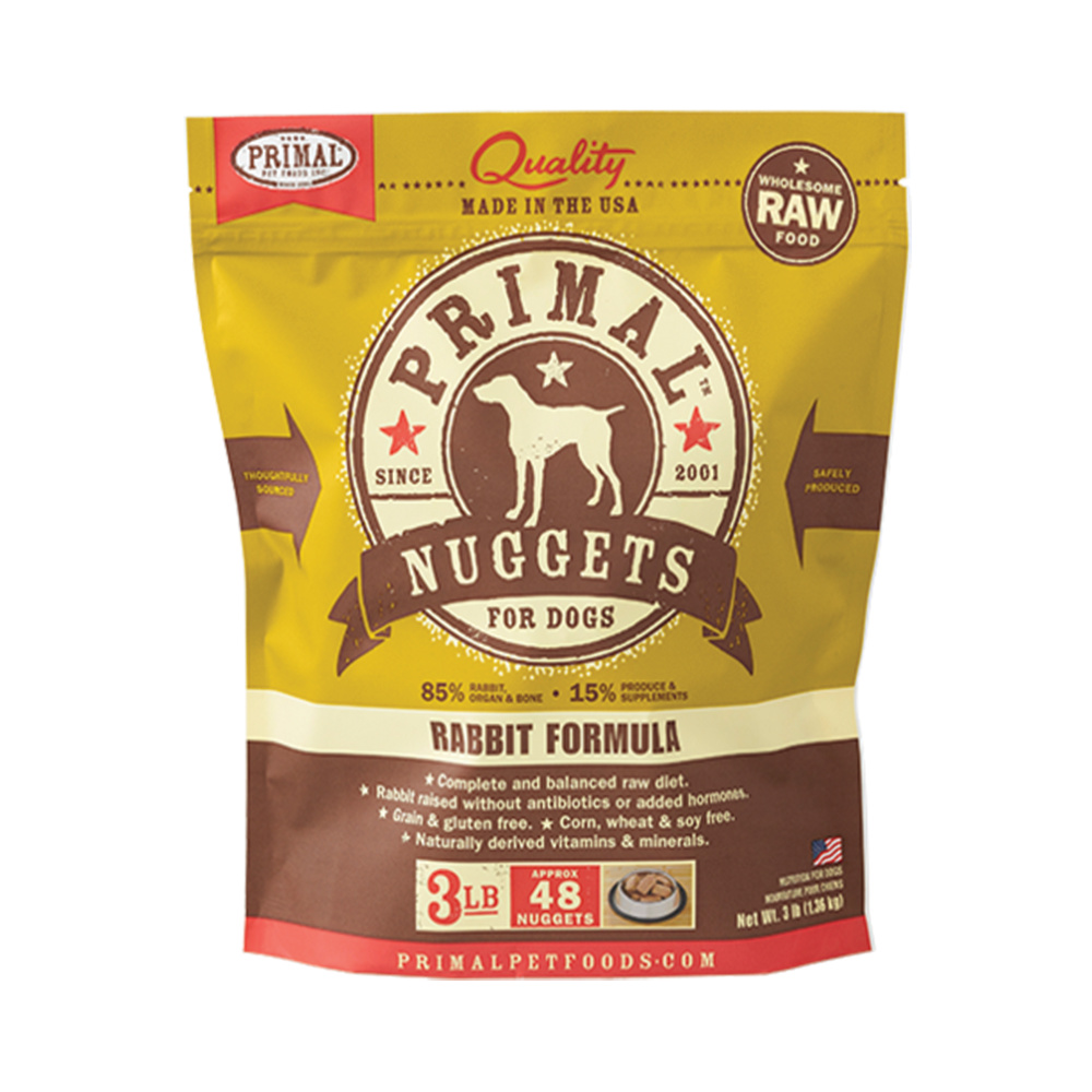 Primal Dog Frozen Rabbit - Bones Pet Stores