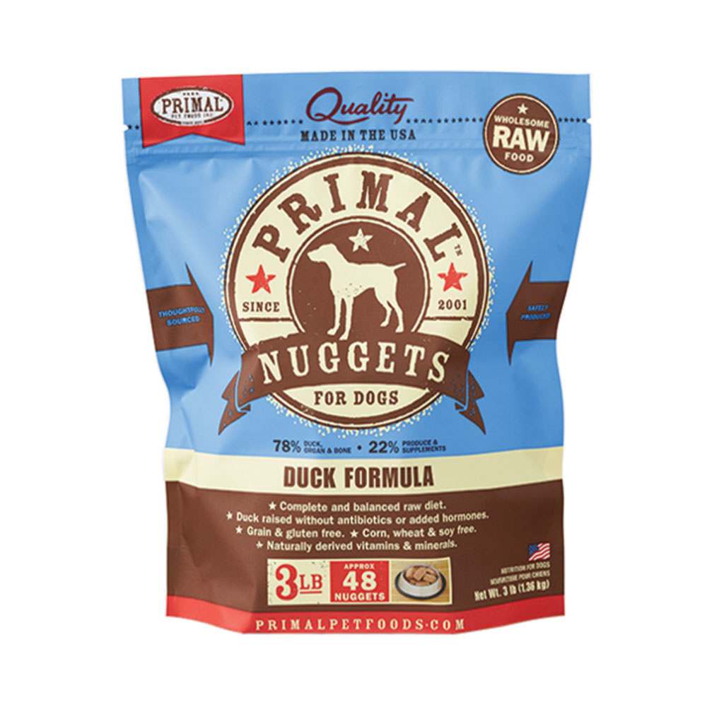 Primal Dog Frozen Duck - Bones Pet Stores