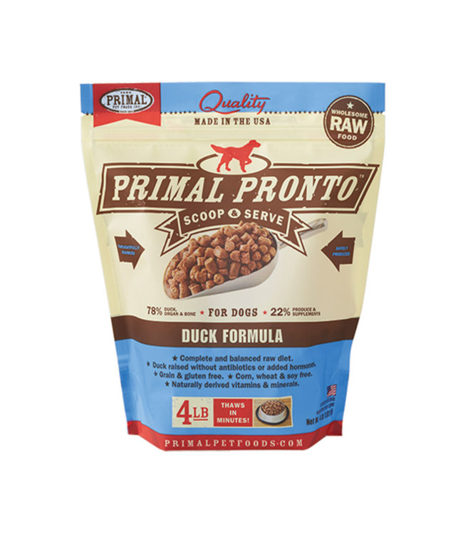 Primal Dog Frozen Duck - Bones Pet Stores