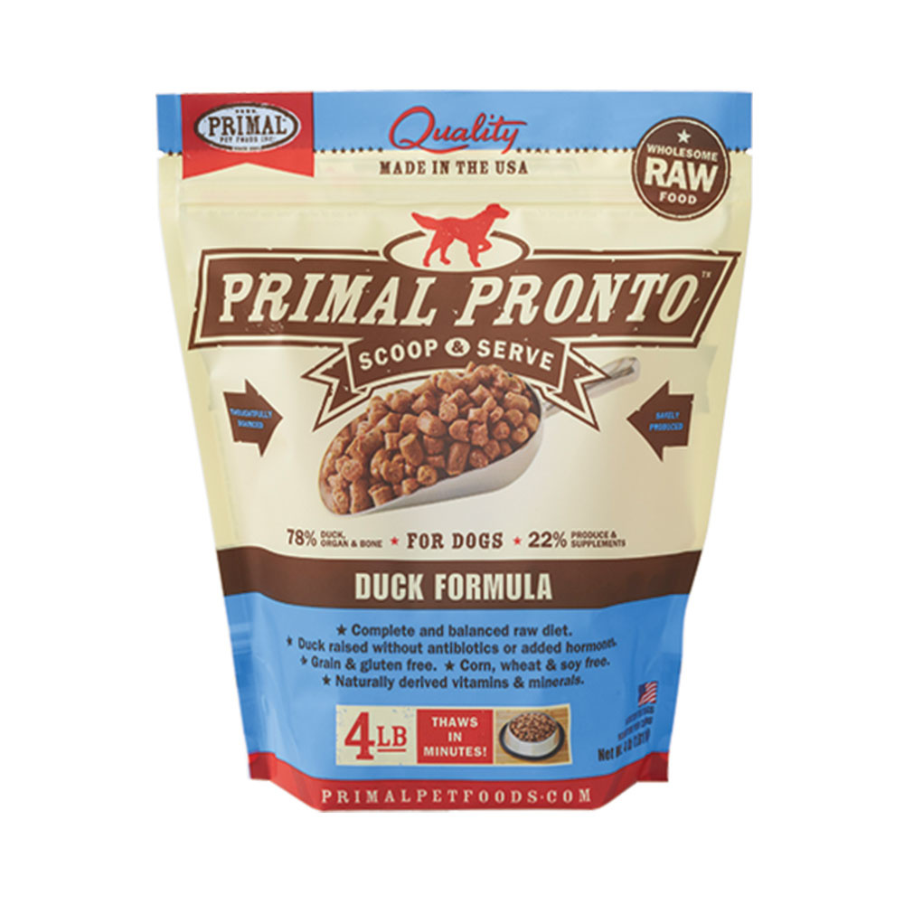 Primal Dog Frozen Duck - Bones Pet Stores