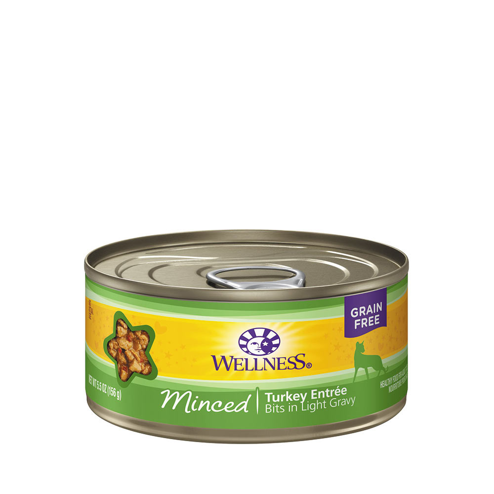 Wellness Cat Minced Turkey 5.5oz - Bones Pet Stores