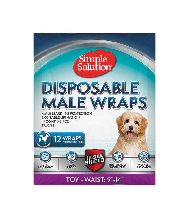 Simple Solution Disposable Male Wrap - Bones Pet Stores