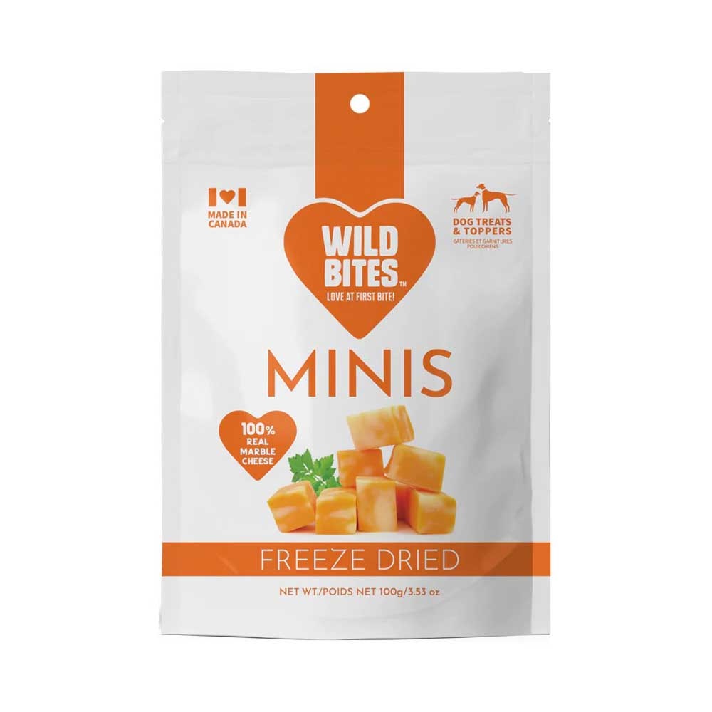 Wild Bites Freeze Dried Marble Cheese 100g - Bones Pet Stores