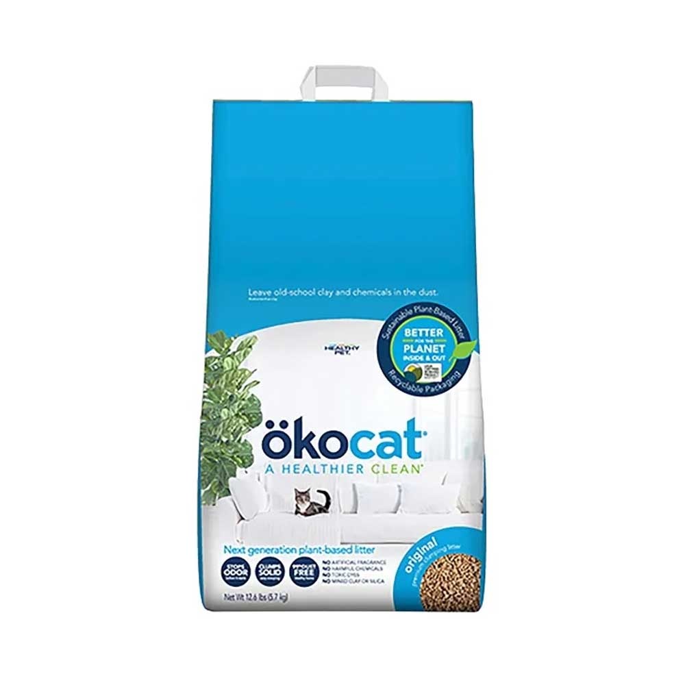 OKO Natural Wood Clumping Litter 8.5kg - Bones Pet Stores