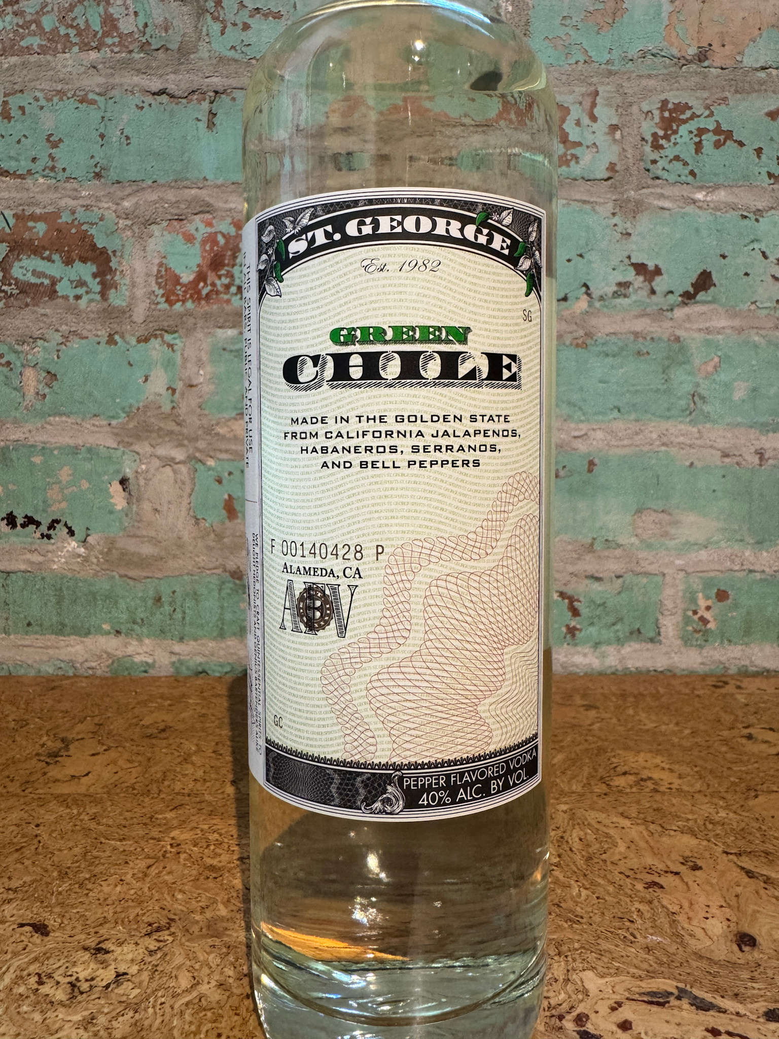 ST GEORGE GREEN CHILE VODKA - Grande Krewe