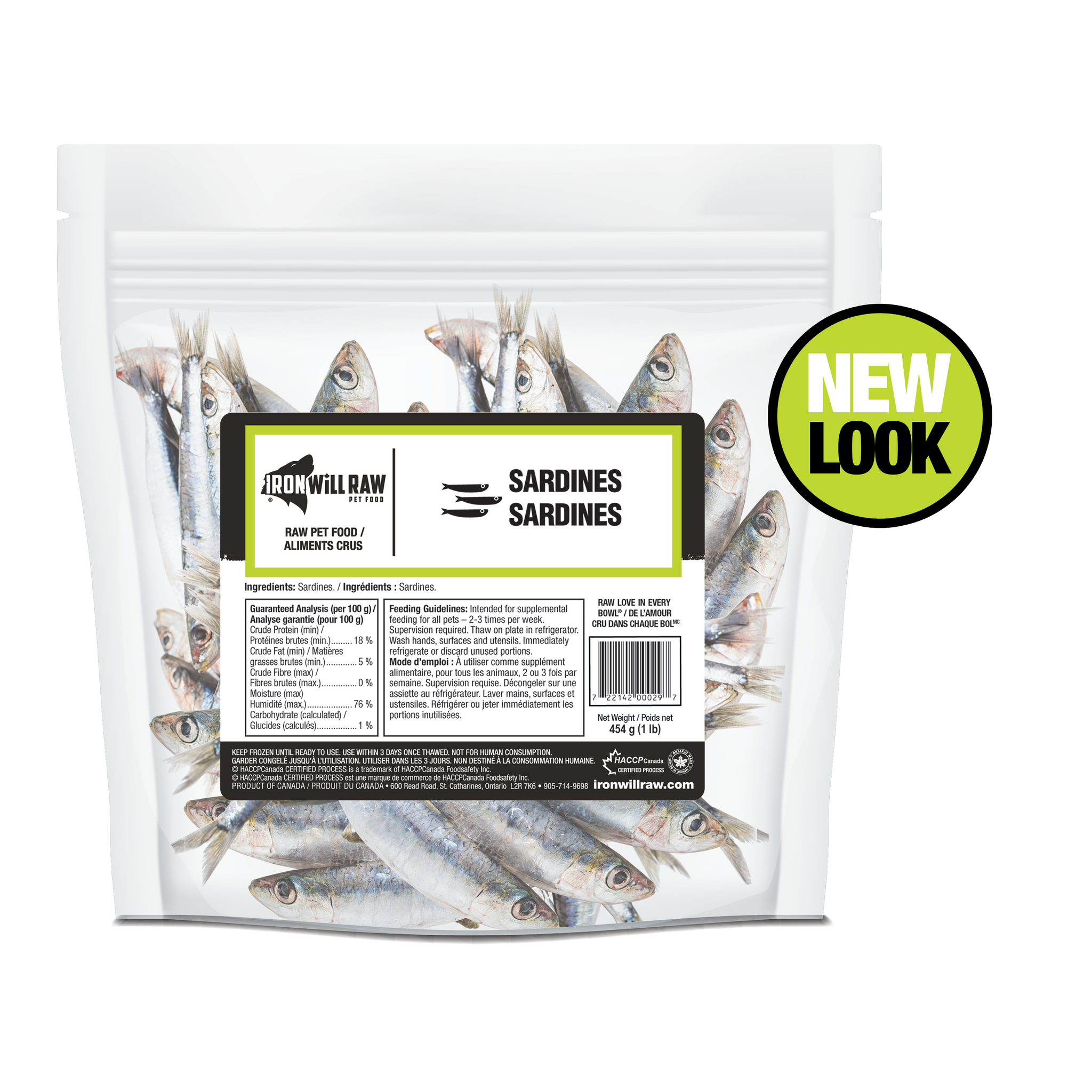 IW Sardines 1lb Bag - Back To The Bone