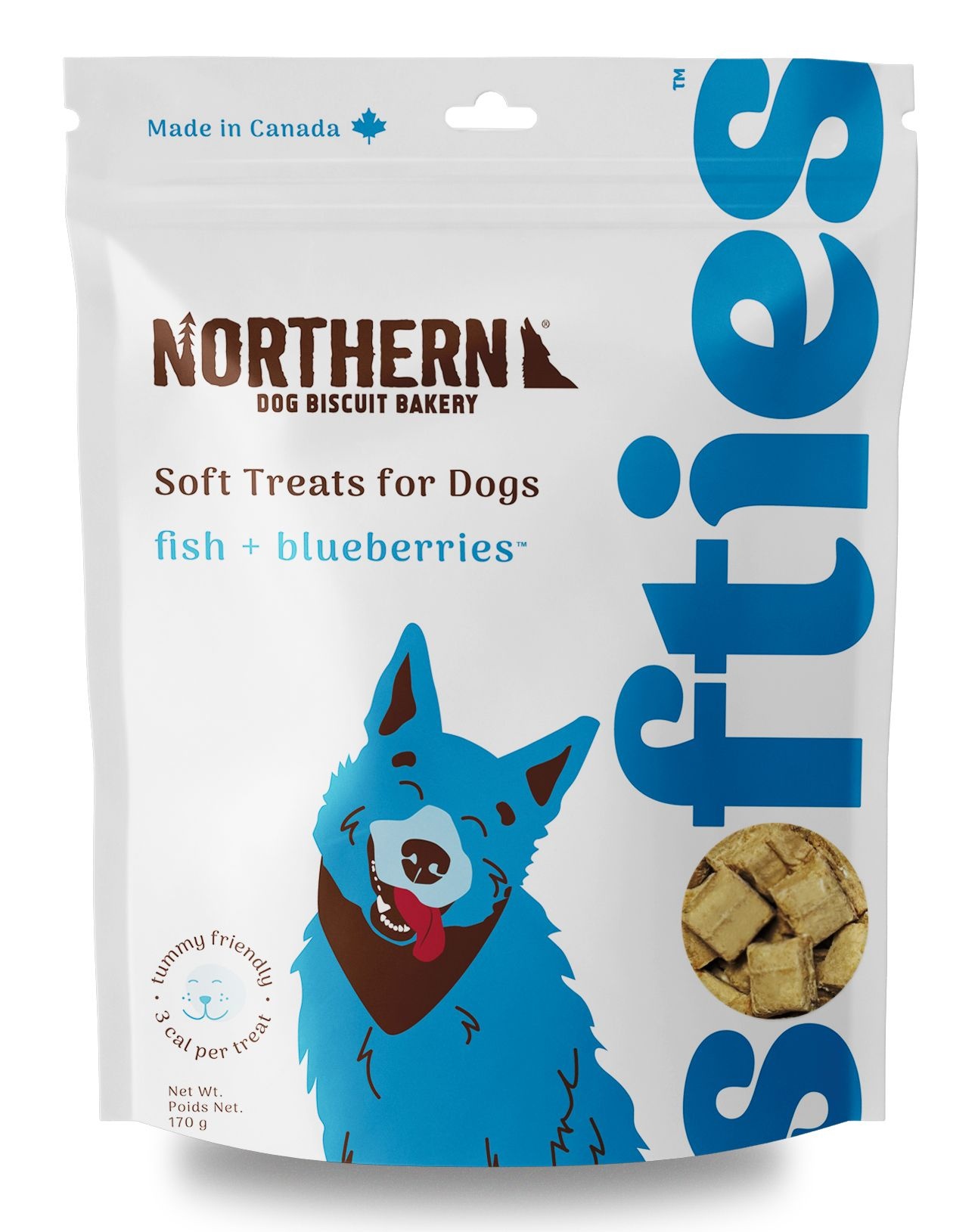Fish & Blueberries Softies 170g - Back To The Bone