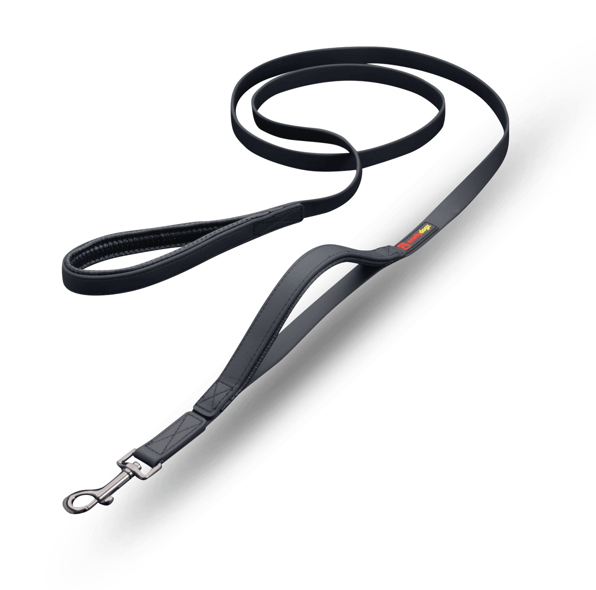 Double Handle Lead 3/4" 6ft. Black - Back To The Bone