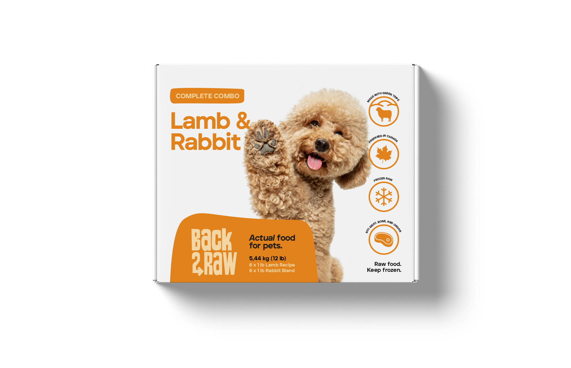 Complete Lamb Recipe & Rabbit Blend 12 lb Box - 12 x 1 lb | Back2Raw ...