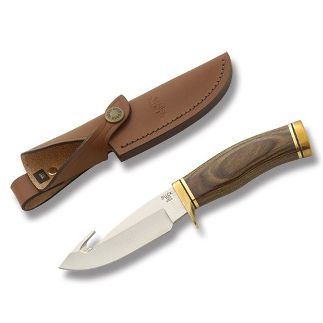 Buck Knives 191BRG Zipper - 4.125" Plain Edge 420HC Blade - Heritage ...