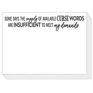 Mini Slab Pad- Curse Words Insufficient - Small Favors