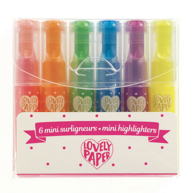 DJECO - 6 CRAYONS MINI SURLIGNEURS - Boutique Patati & Patata