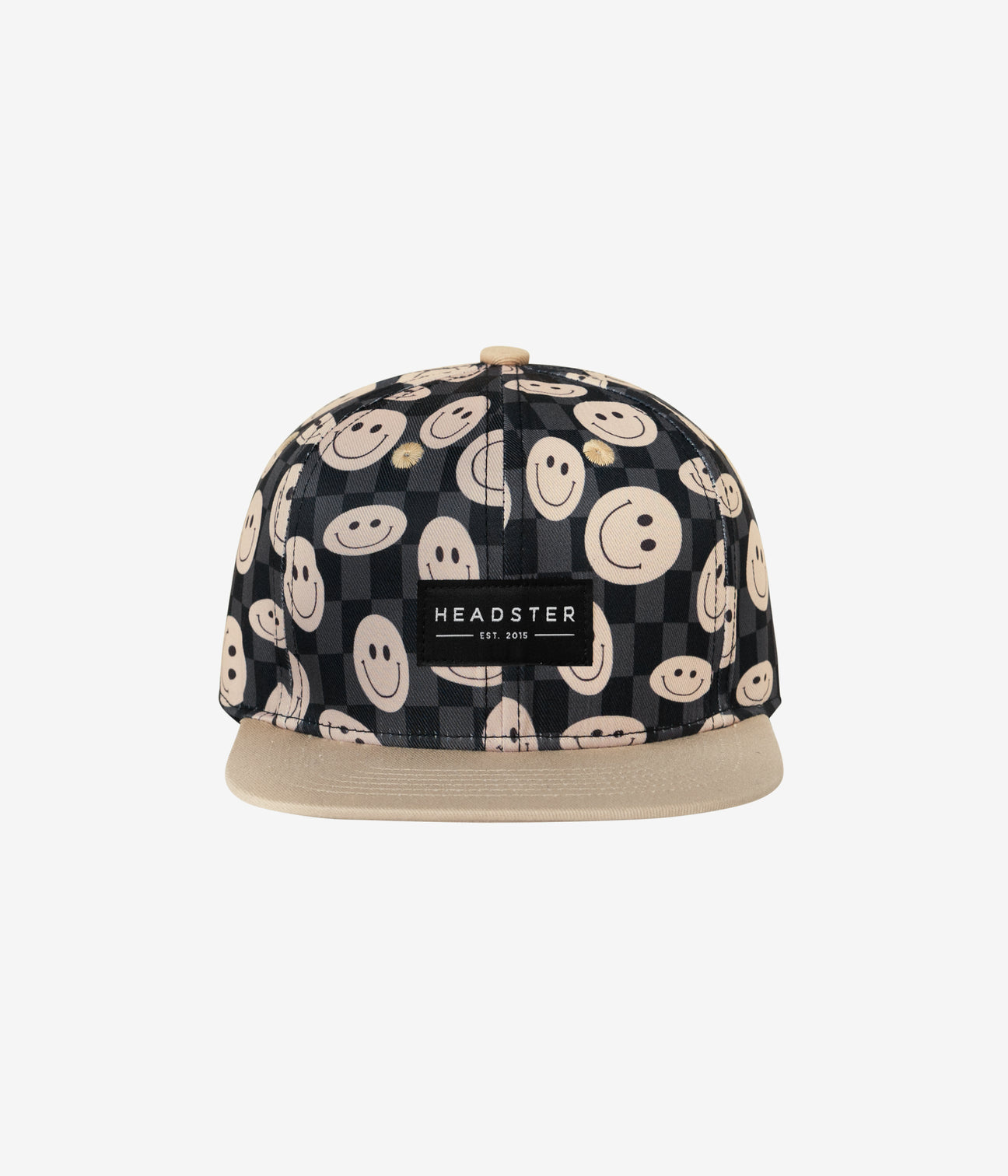 HEADSTER - CASQUETTE SMILEY - BLACK - Boutique Patati & Patata