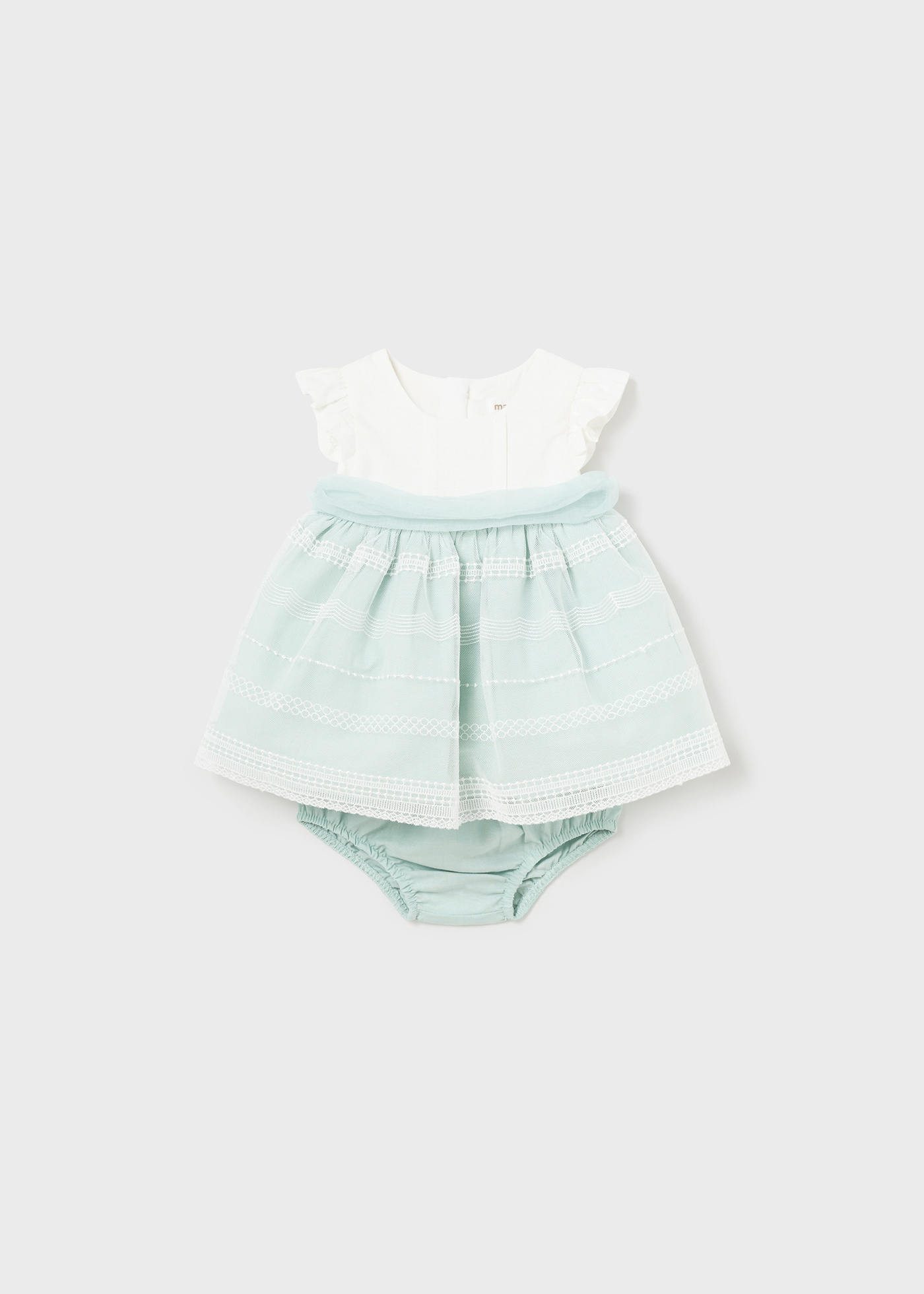 MAYORAL - ROBE BICOLORE - JADE - Boutique Patati & Patata