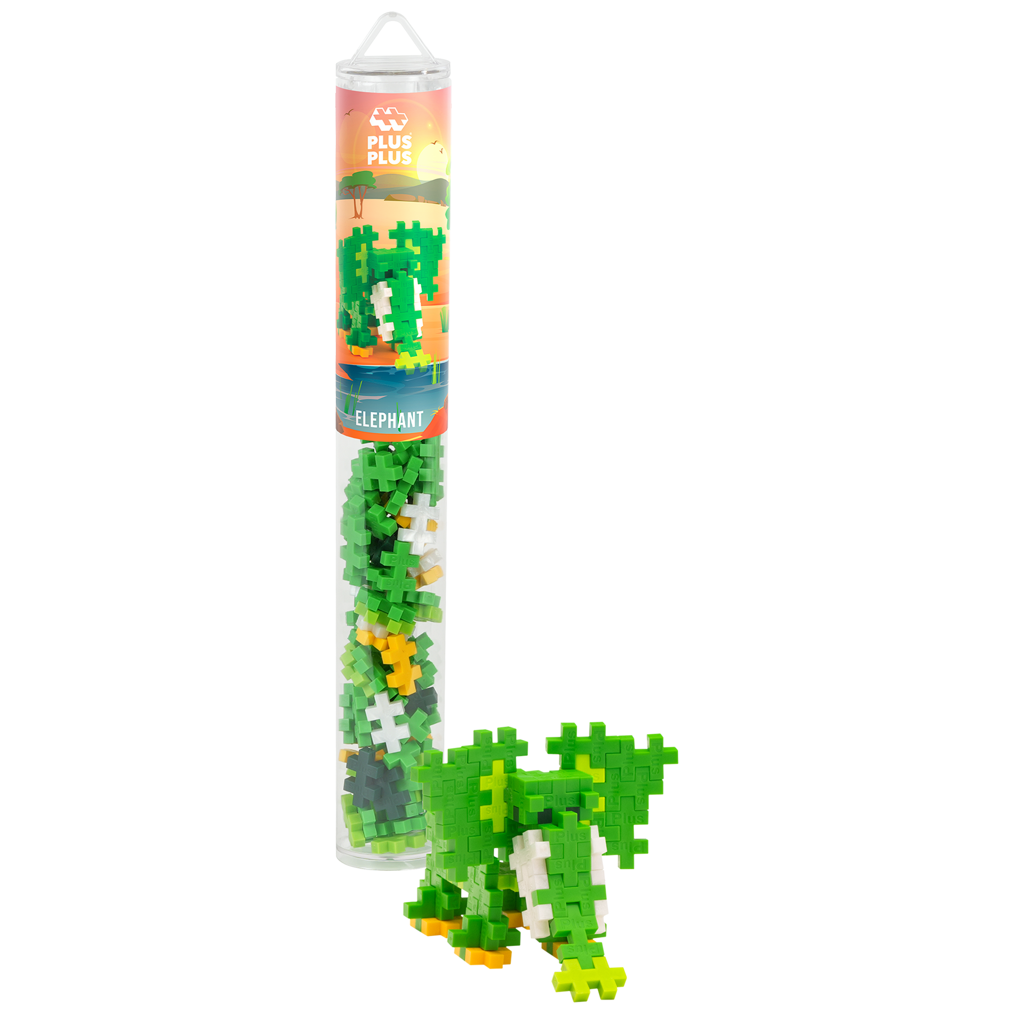PLUS-PLUS - TUBE GO 70MCX - ÉLÉPHANT - Boutique Patati et Patata
