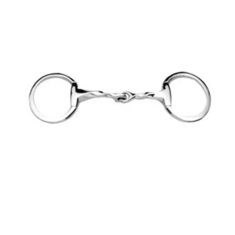 Coronet Flat Ring Slow Twist Eggbutt Snaffle 5.5" - Charlotte's Saddlery