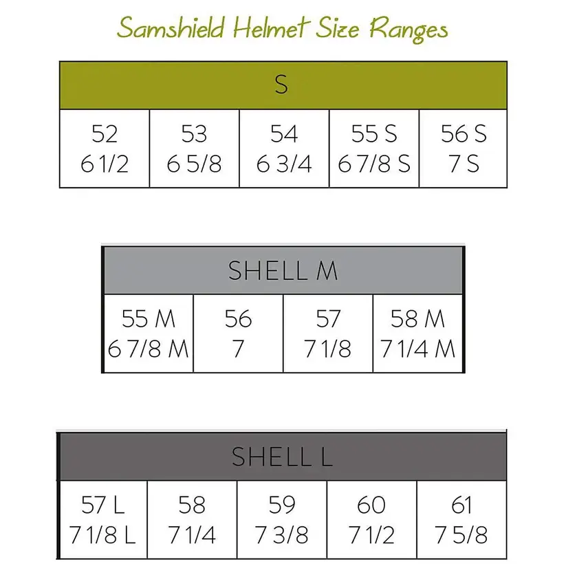 Samshield Shadowmatt Replacement Helmet Liner - Charlotte's Saddlery