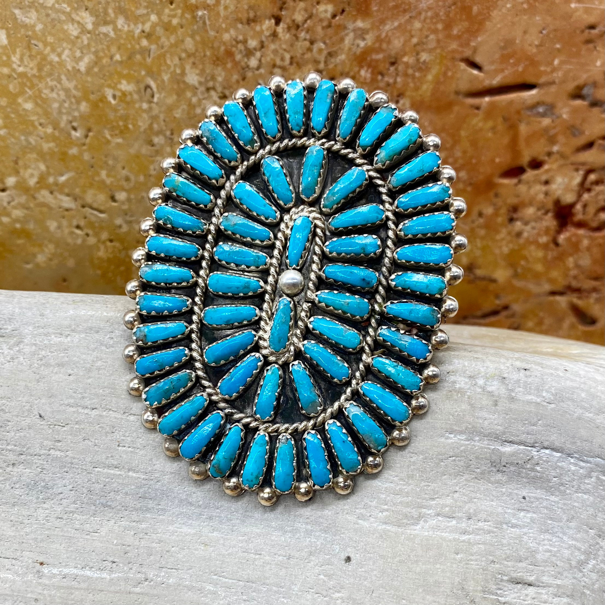 Navajo Ring by Philena ByJoe - 8 - White Buffalo