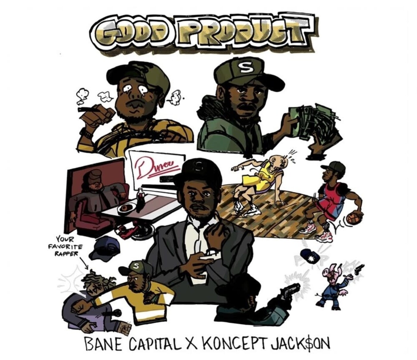 Bane Capital & Koncept Jack$On - Good Product CD (202 - Play De Record