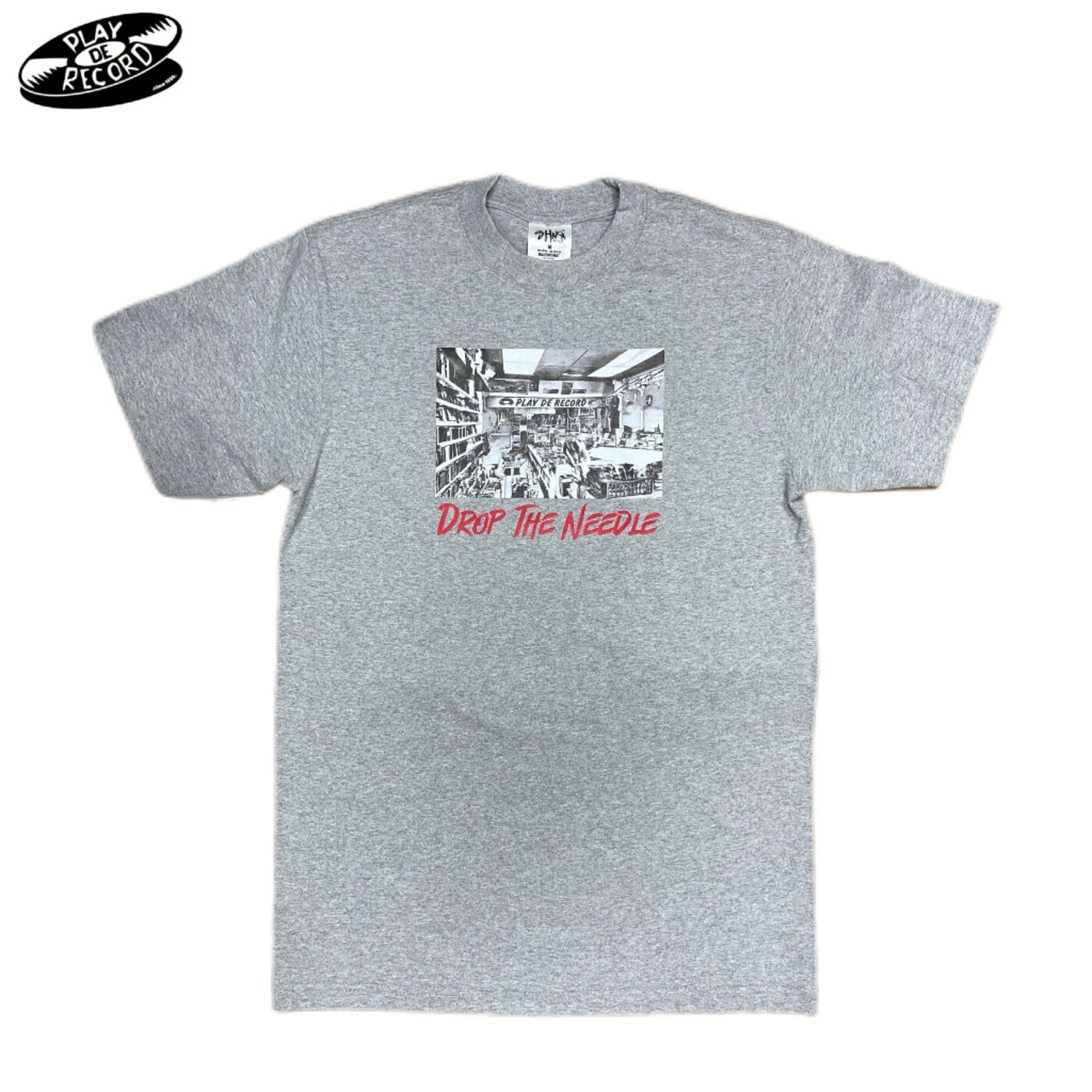 Drop The Needle "In De 90's" T-Shirt [GREY] - Play De Record