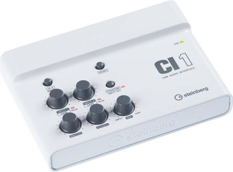 Steinberg USB Audio Interface Recording System White CI1 - Play De Record