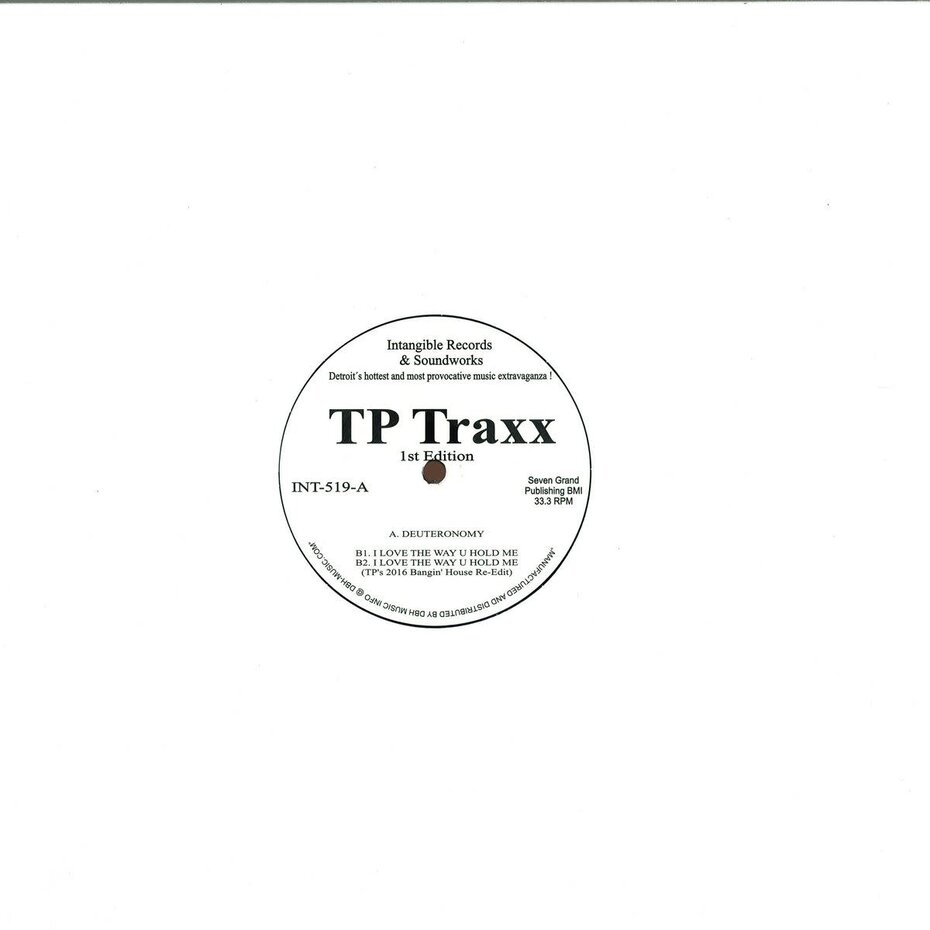 Terrence Parker - TP Traxx 1st Edition 12" (2024 Repress, Intangible ...