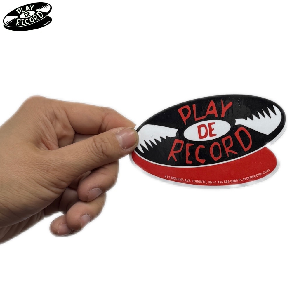 (STICKER) Play De Record "Logo" [MEDIUM 3"] - Play De Record