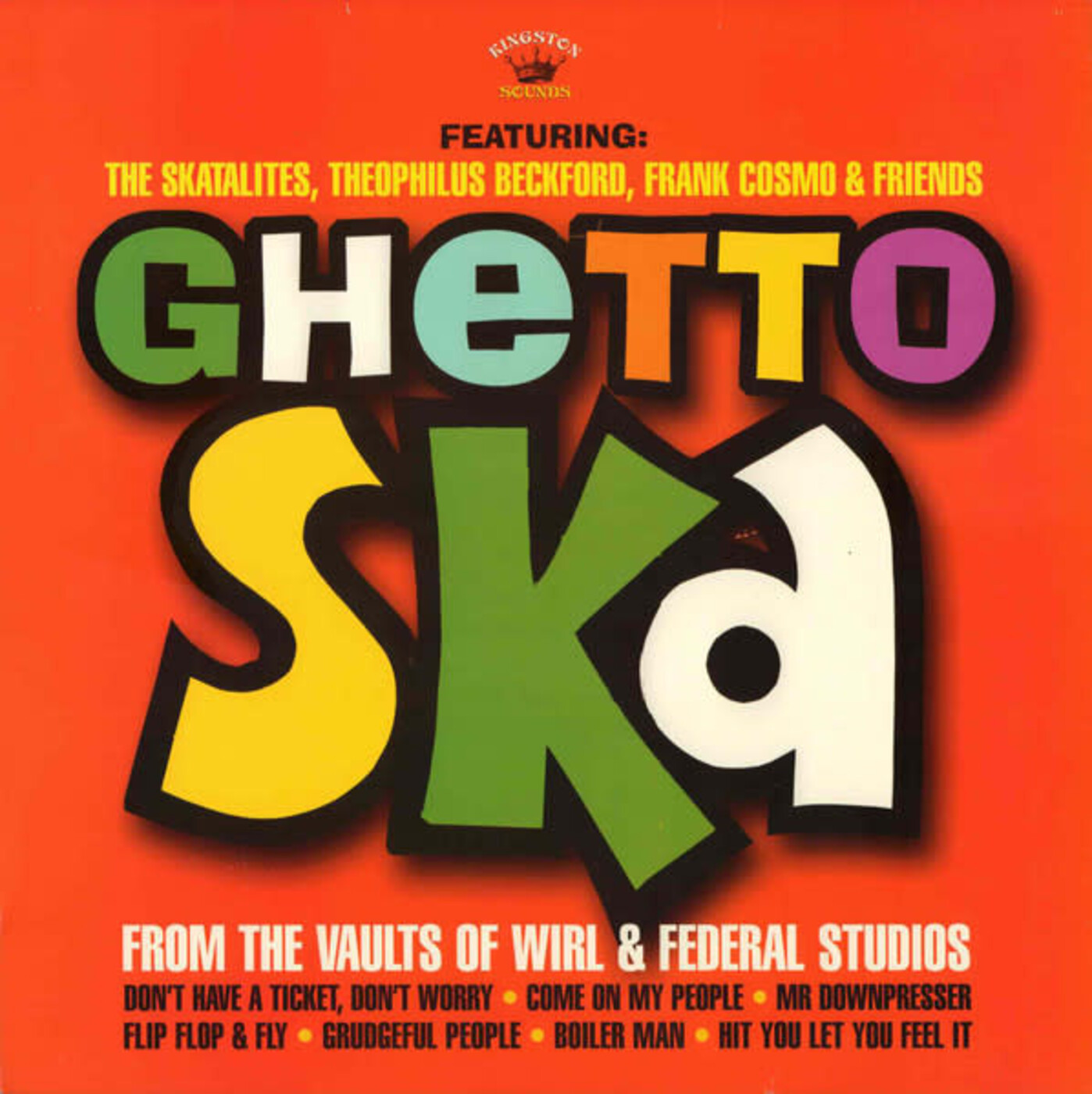 Various – Ghetto Ska - From The Vaults Of Wirl & Federal Studios LP ...