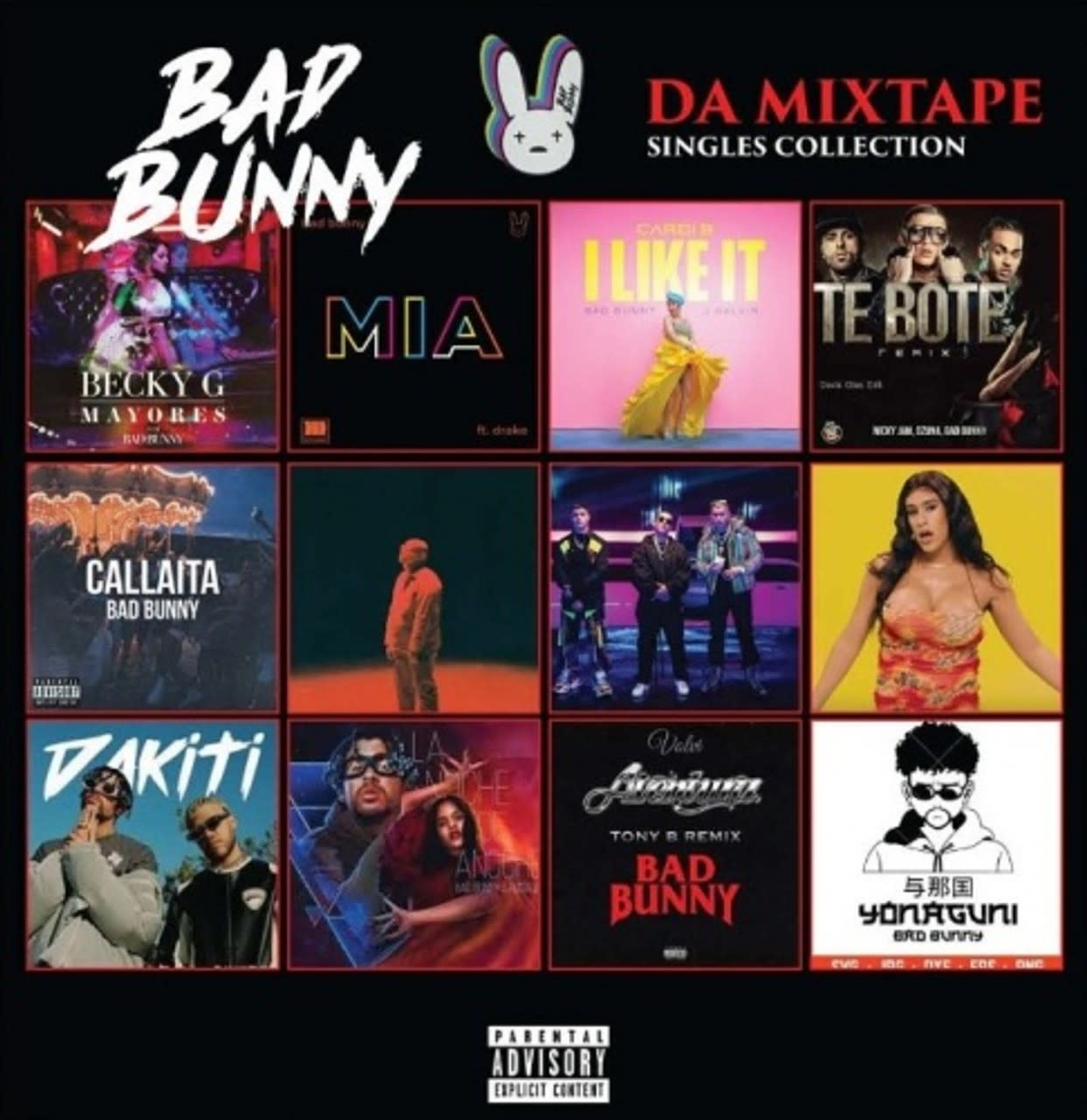 Bad Bunny - Da Mixtape (Singles Collection) 2LP (Import) - Play De Record