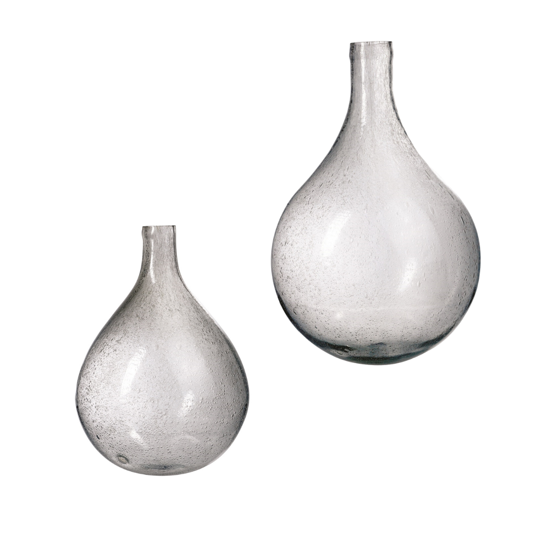 Clear Bubble Glass Vases Haven Home And T