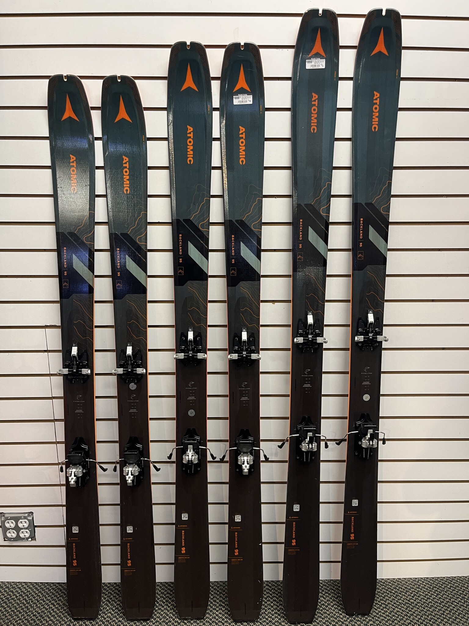 Demo Backland 95 W/ Hybrid Skin and ATK Rent Me 12 Evo binding - Wasatch Mountain Touring Co