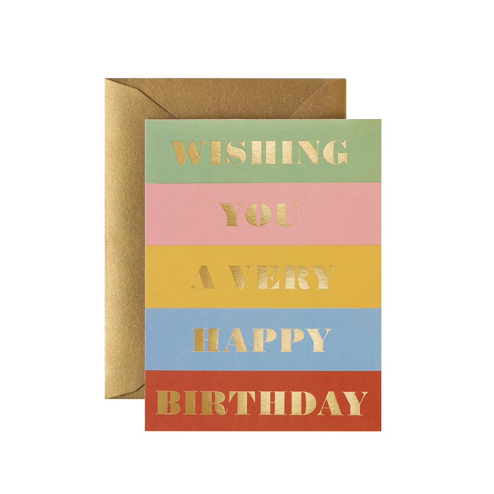 Rifle Paper Co. Card - Birthday Wishes