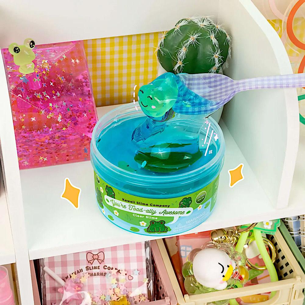 Kawaii Slime - Toad-ally Awesome Clear Slime