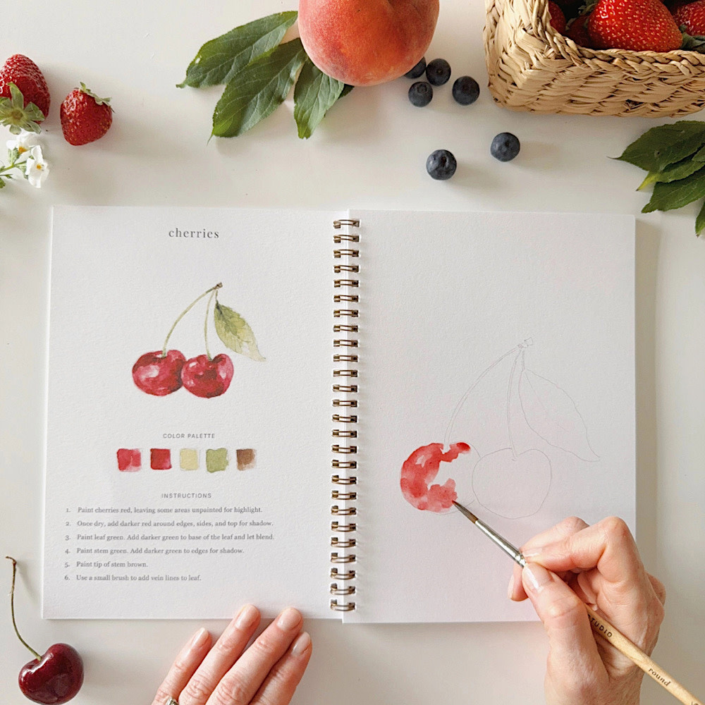 Emily Lex Studio Watercolor Workbook - Fruit