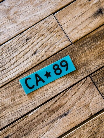 California 89 Unisex Box Logo Hoodie - California 89