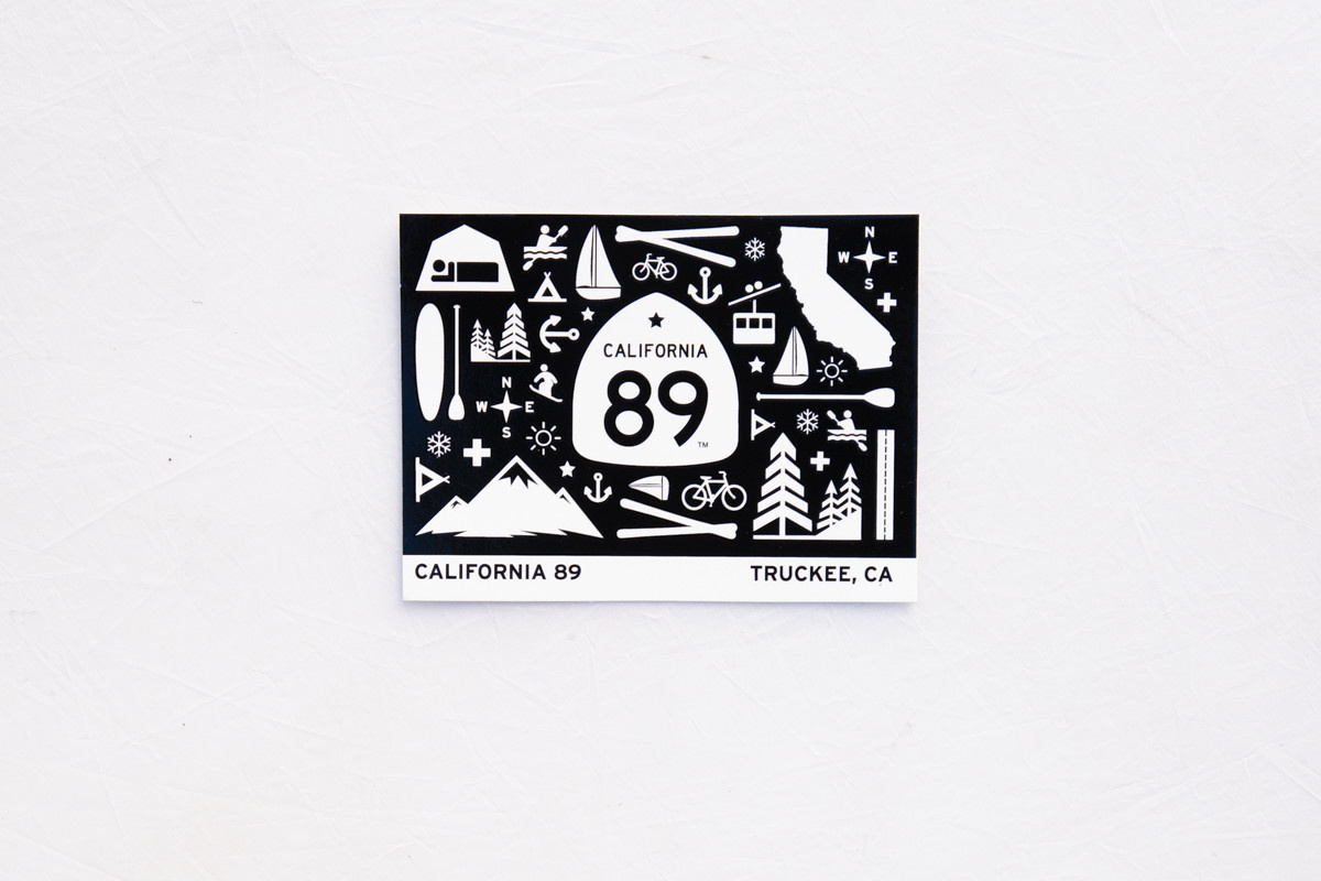 89 Graphic Sticker - California 89
