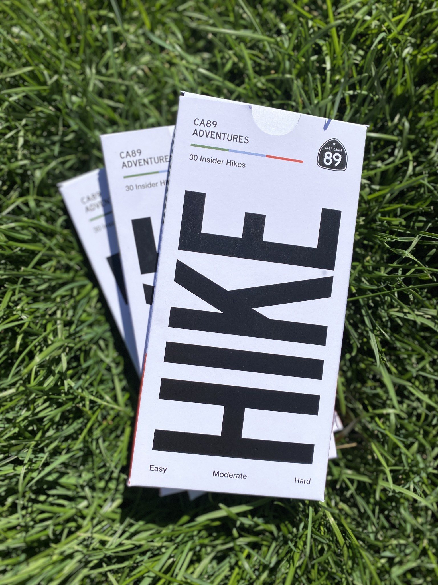 CA89 HIKE cards - California 89