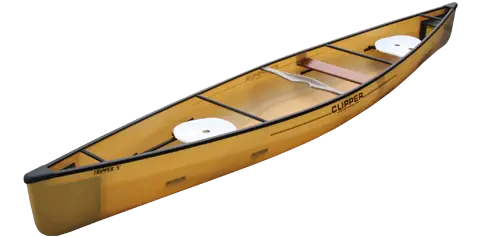 Clipper Canoe Tripper-S 16'6" Ultralight Kevlar Black Trim - Trailhead ...