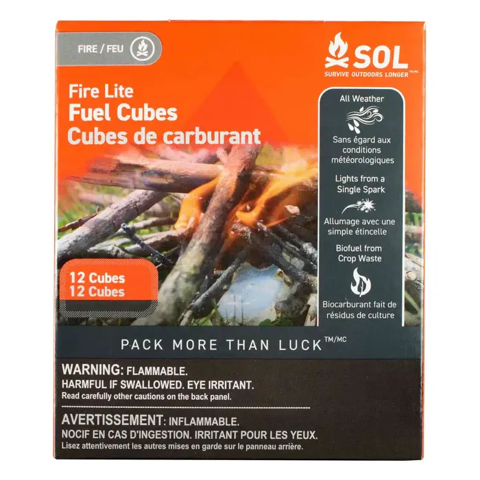 SOL Fire Lite Fuel Cubes - Trailhead Paddle Shack