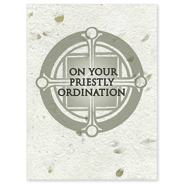 On Your Priestly Ordination Congratulations Card - The Cathedral Bookstore