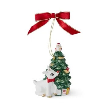 Rudolph with Spode Tree Ornament - The Cathedral Bookstore