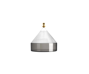 TRULLO CRYSTAL/FUME COOKIE JAR - Homey Home