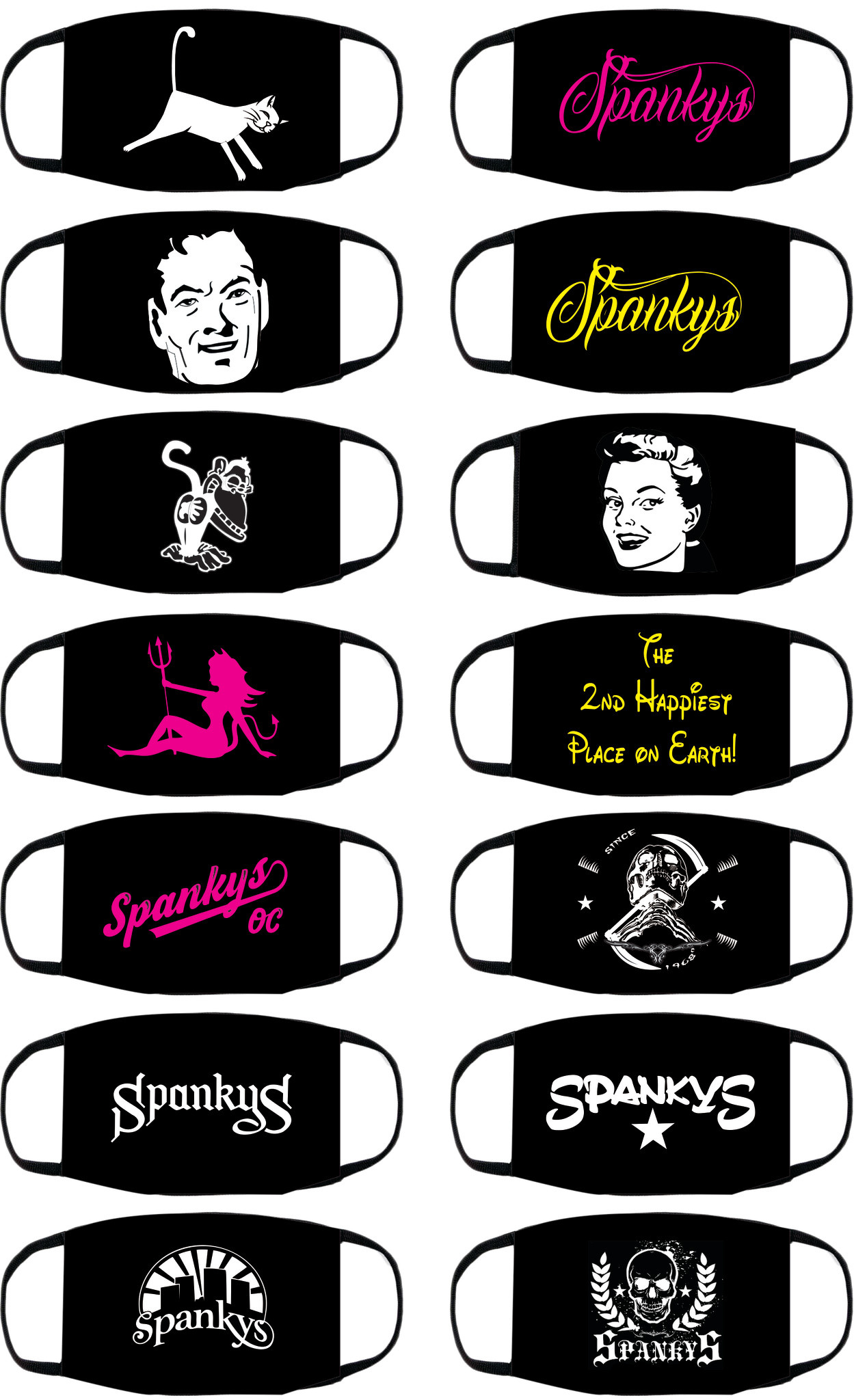 Spanky's Spankys Face Mask - Spanky's Adult Emporium